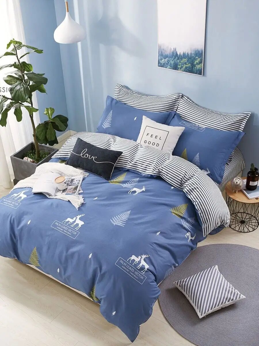 Постельное бельё Twill 1.5-спальное 2 наволочки