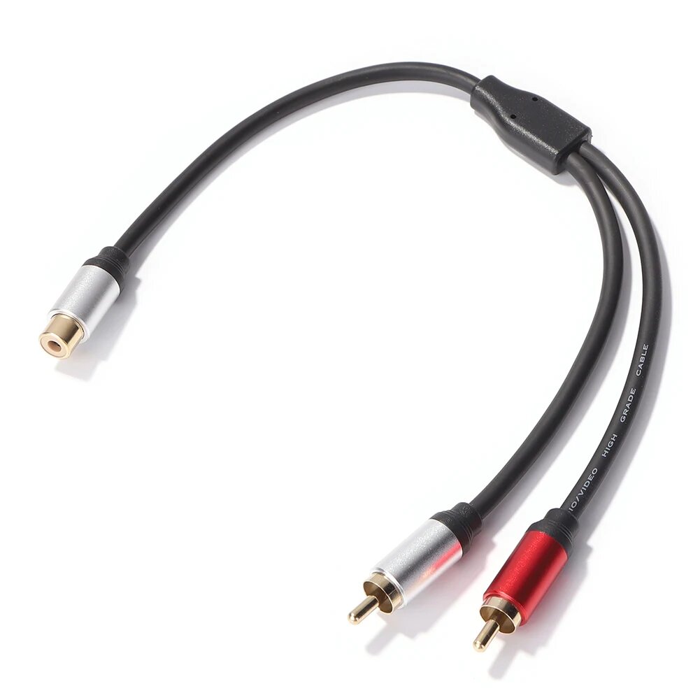 RCA разветвитель 1 вход 2 выхода