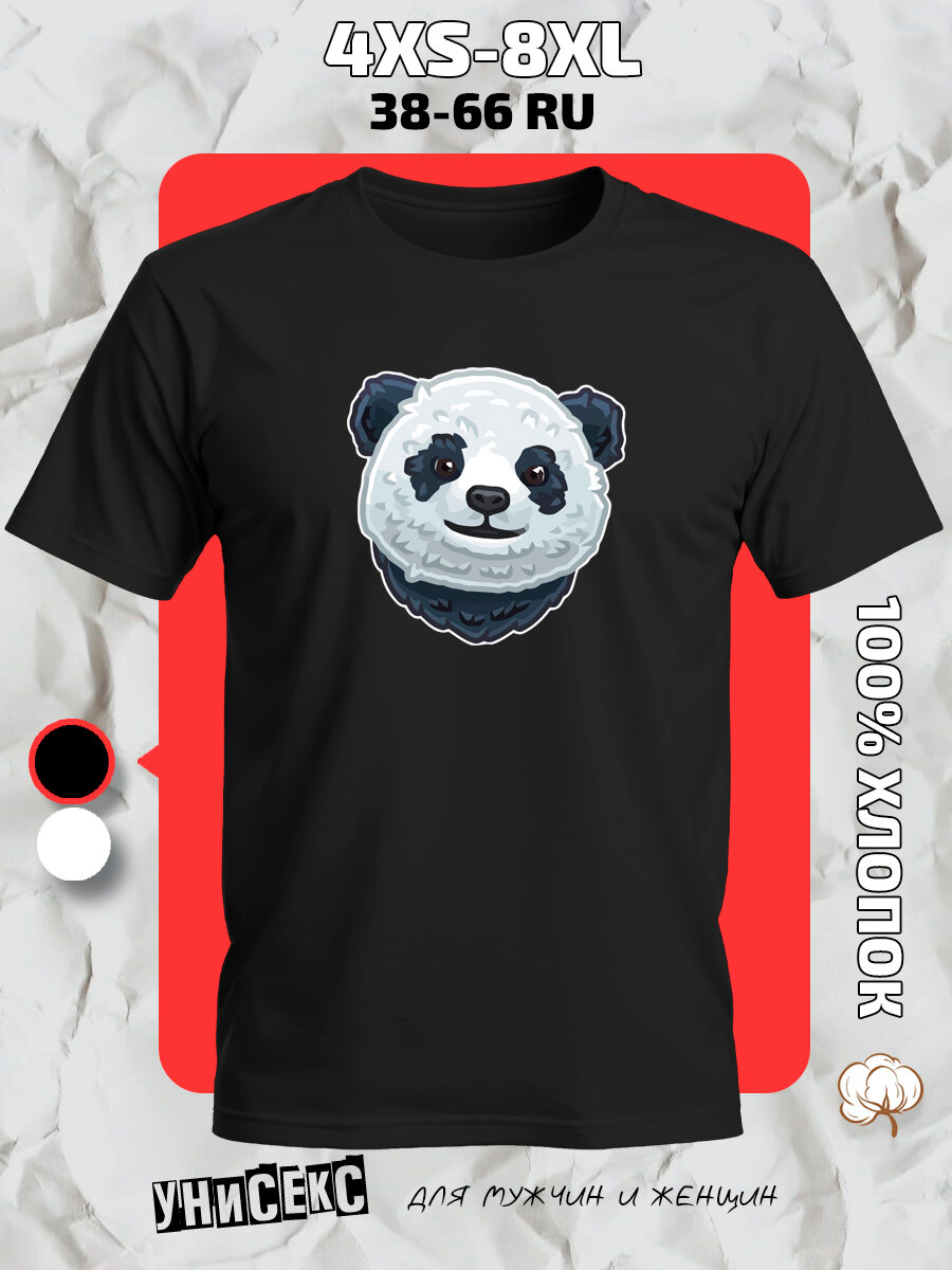 Футболка с принтом пандой