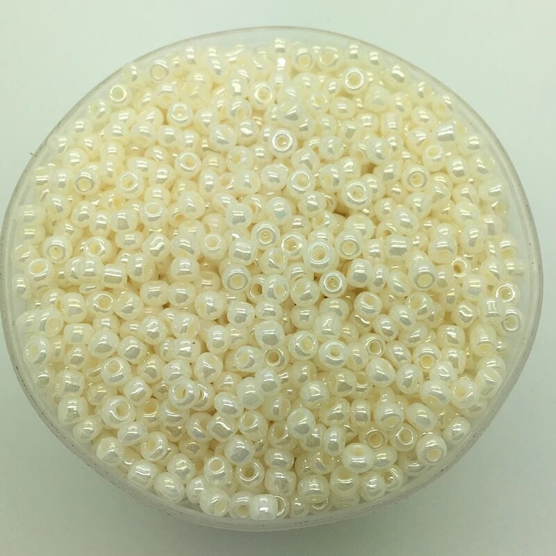 RYFDB Mauve Чешский стеклянный бисер 3 мм 200 шт Белый, 3mm 06