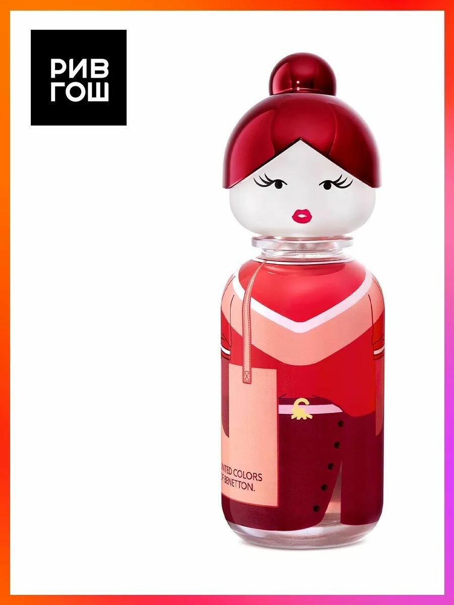 UNITED COLORS OF BENETTON Sisterland Red Rose Туалетная вода жен, 50 мл