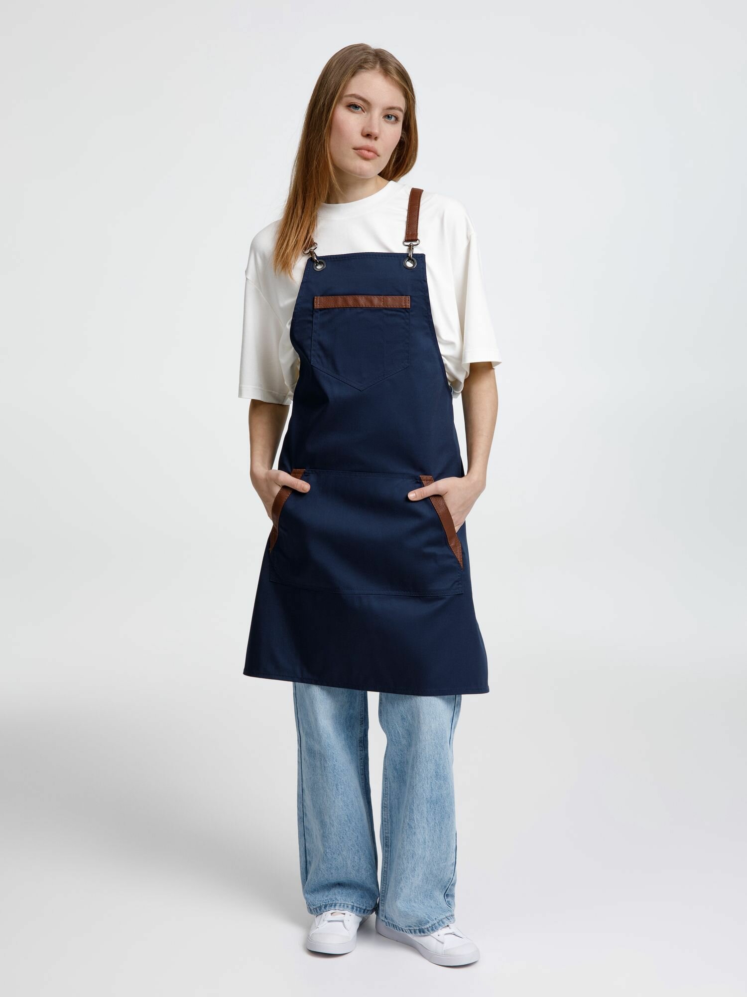 Фартук кухонный рабочий универсальный подарок девушке женщине маме другу парню