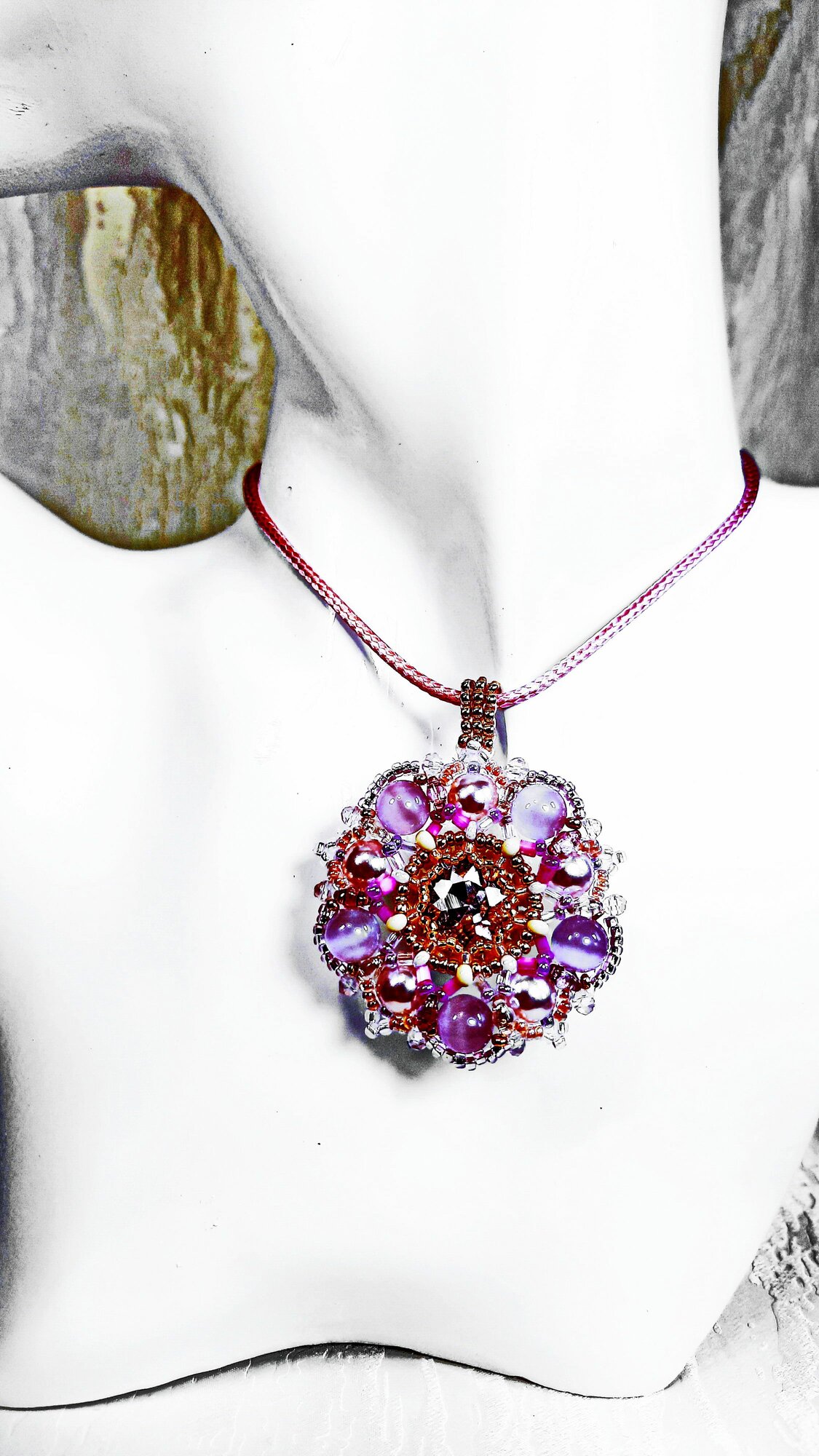 Подвеска, горный хрусталь