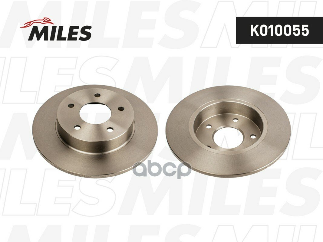 Диск тормозной NISSAN PRIMERA (P12) 1.6-2.2D 02- зад. Miles арт. K010055