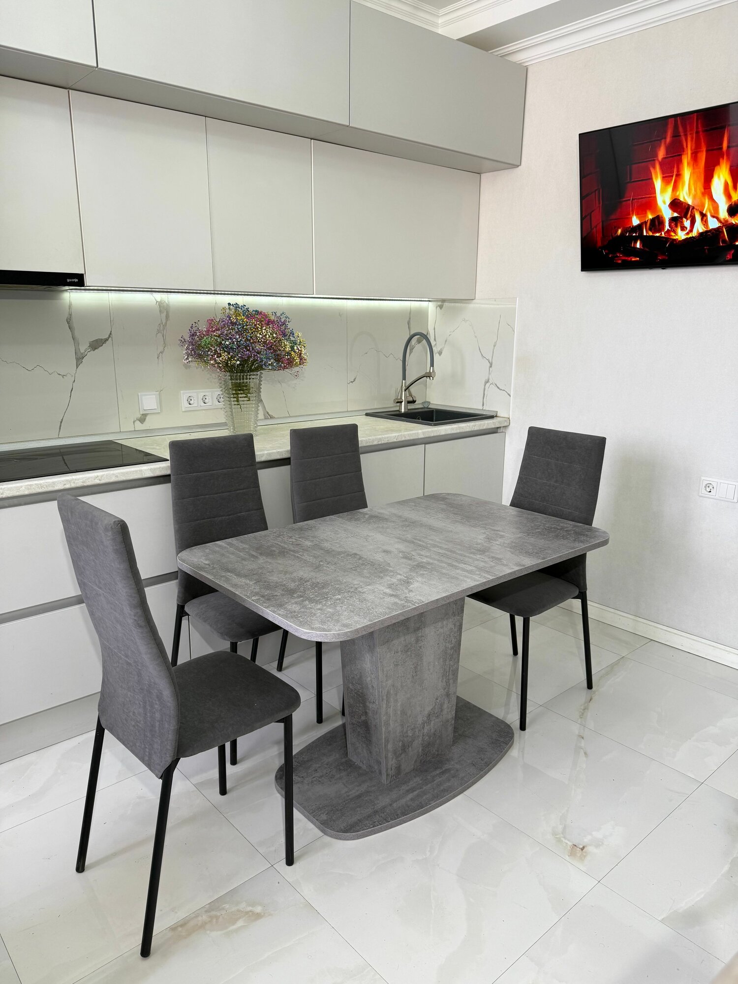 Кухонный стол и стулья Обеденная группа Осло