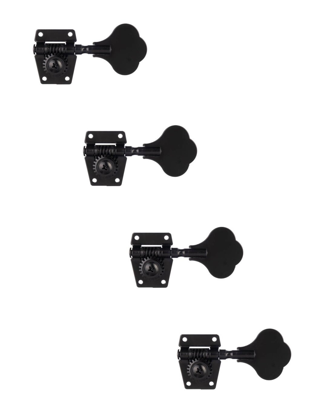 MHB-01-BK-4L Колки для бас-гитары 4л, черные, Metallor