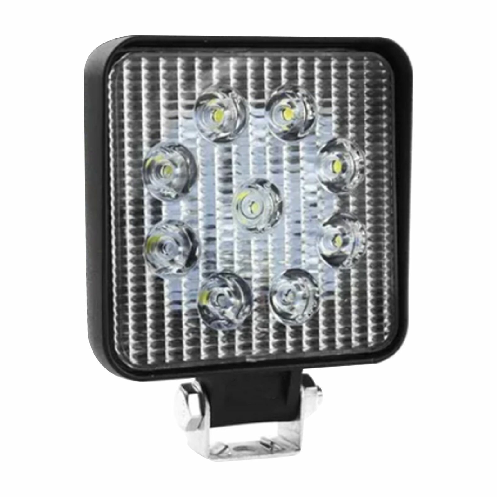 Квадратные светодиодные прожекторы, 10 шт, 6000K, рабочие/ходовые лампы для внедорожников/пикапов