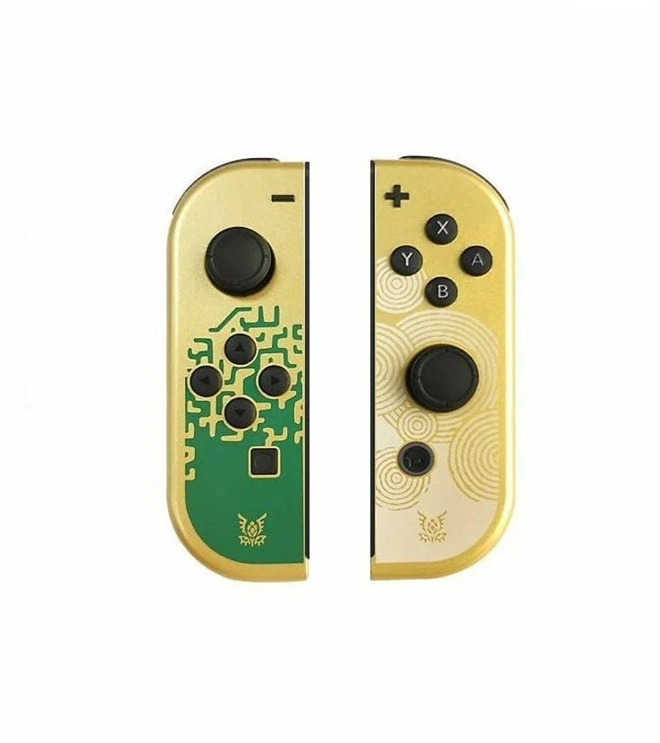 Геймпады контроллеры Joy-con для Nintendo Switch и Nintendo Switch OLED Zelda Золотой с зеленым джойстики цвет 23