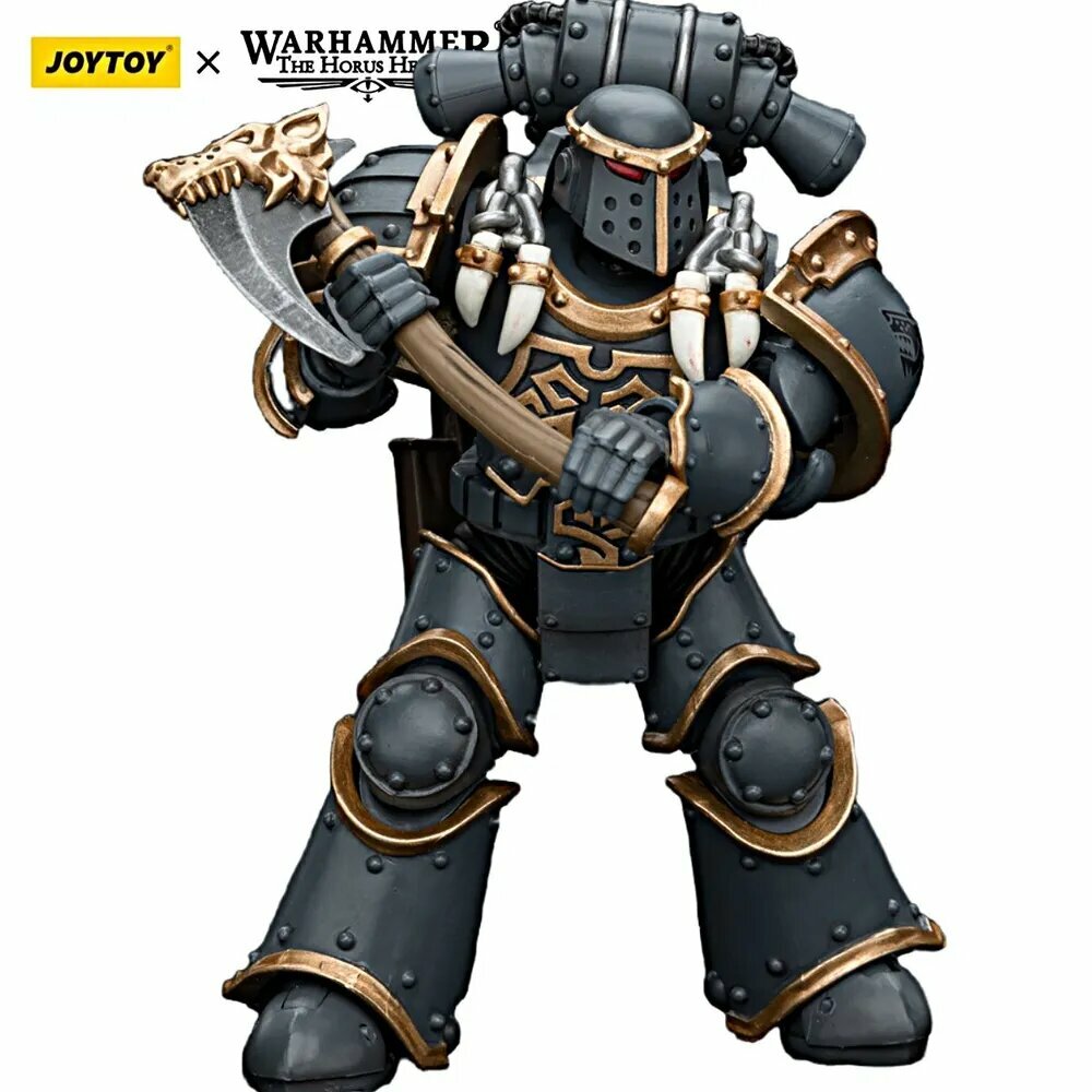 Подвижная фигурка Warhammer The Horus Heresy JOYTOY 1/18 Space Wolves Grey Slayer Pack Grey Slayer 2