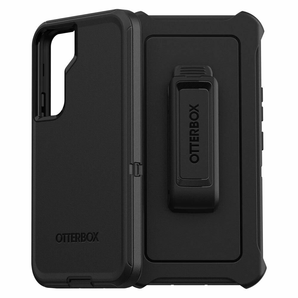 Чехол для Samsung Galaxy S23 OtterBox Defender Black противоударный чехол с клипсой-подставкой