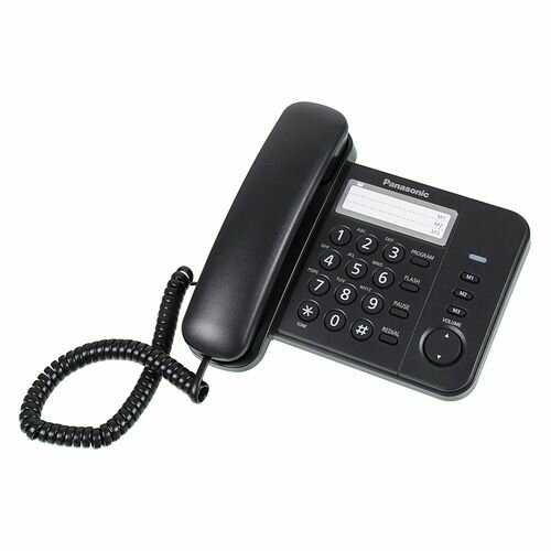 Проводной телефон Panasonic KX-TS2352RUB, черный