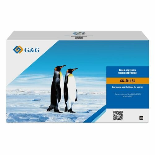 Картридж G&G GG-D115L, черный / GG-D115L
