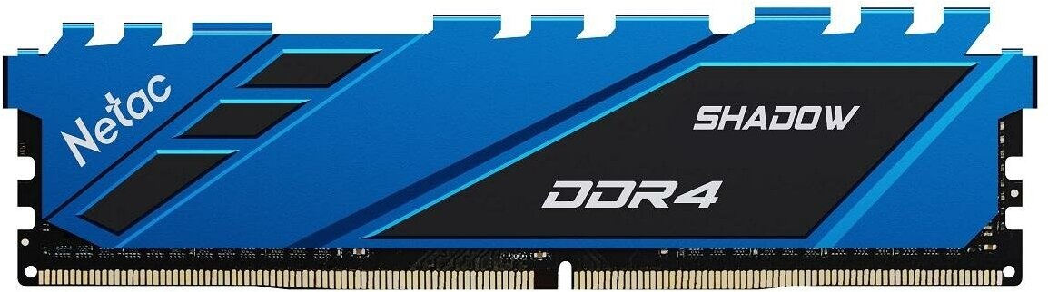 Оперативная память Netac Shadow Blue DDR4 16GB 3200MHz (NTSDD4P32SP-16R)