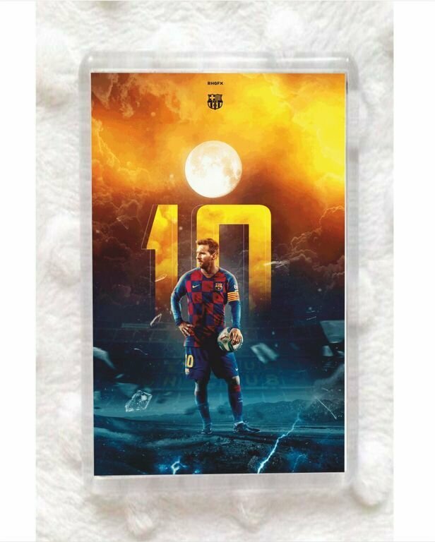 Магнит акриловый Магниты Messi, Месси №19