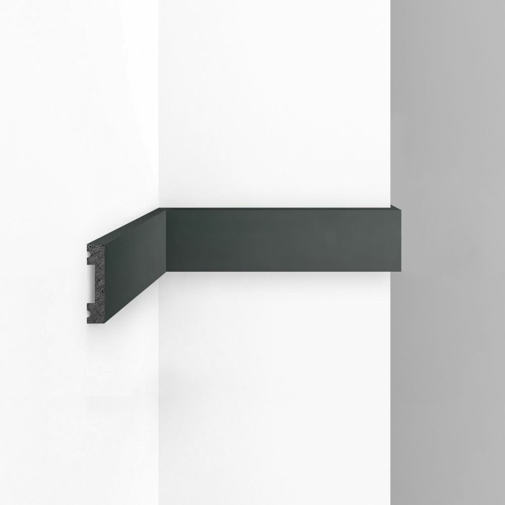 Молдинг Гладкий Decomaster D162-112ДМ В41хШ10х2900 мм / Декомастер.