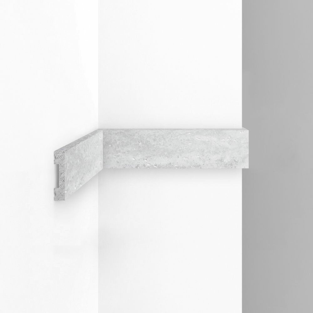 Молдинг Гладкий Decomaster D162-1634ДМ В41хШ10х2900 мм / Декомастер.