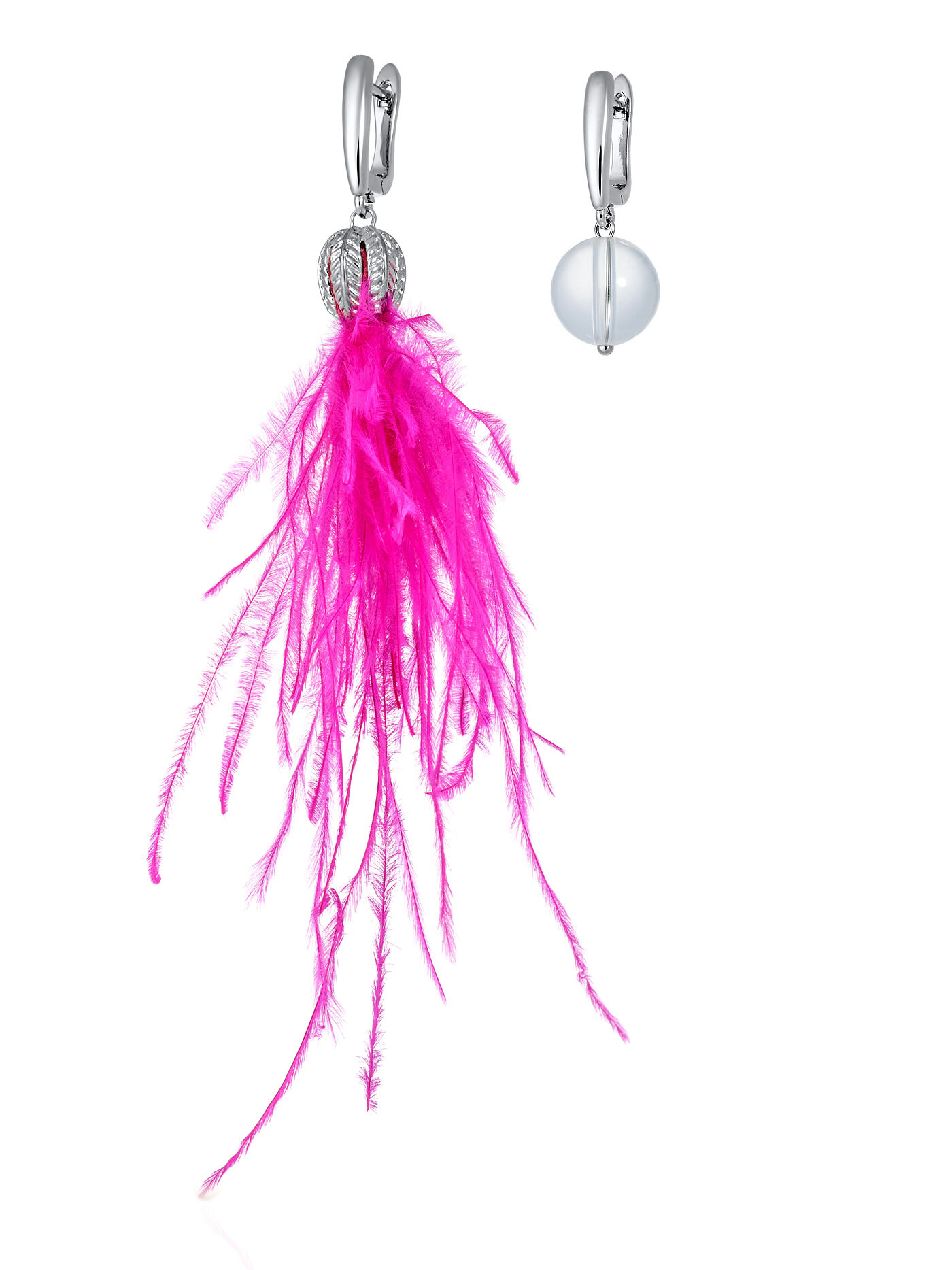 Серьги, горный хрусталь