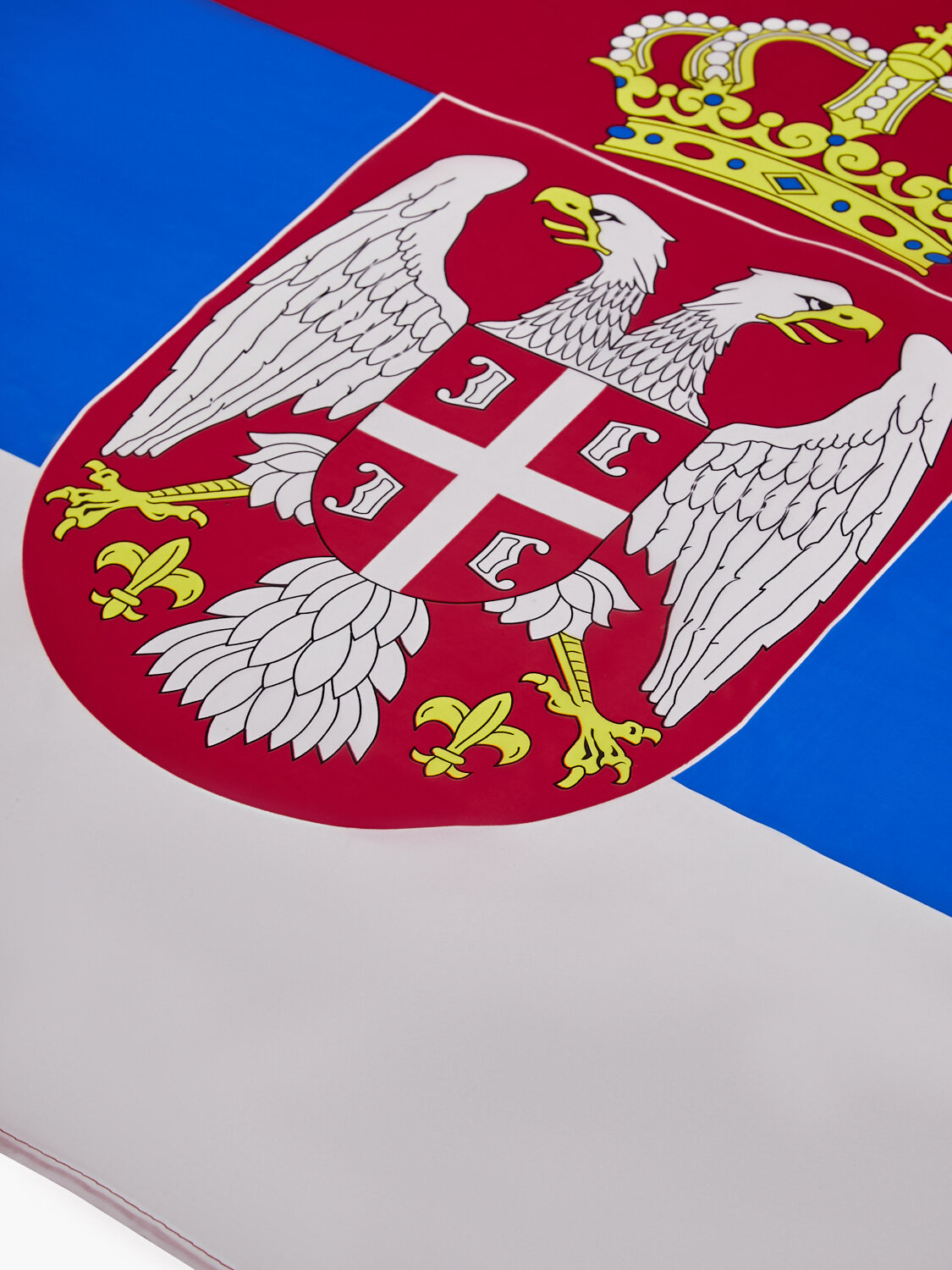 Флаг Сборная Сербии, атрибутика для болельщиков Сербии, 157х86см — фото 1