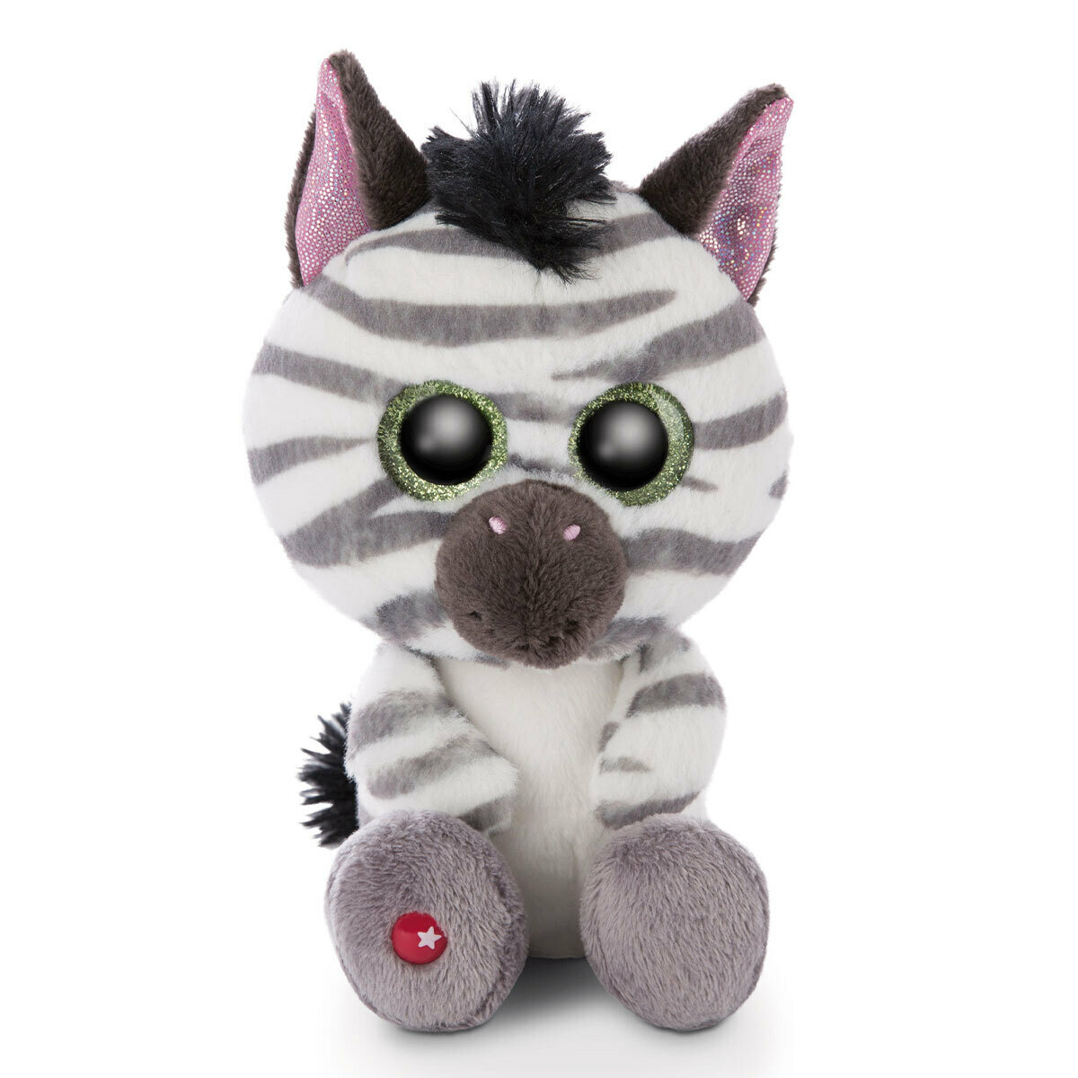 Мягкая игрушка NICI Зебра Манкалита, плюшевая, размер 15 см, 46947