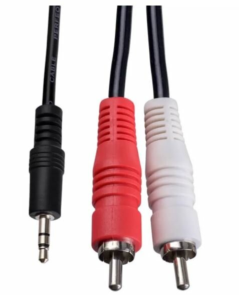 Кабель PERFEO Jack 3.5 mm вилка - 2xRCA вилка, 2.0 мeters (J2003)