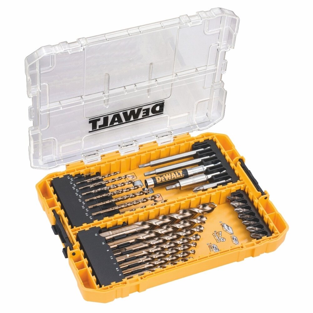 Набор сверл и бит DEWALT DT70756, ToughCase+ 36 предметов, в кейсе