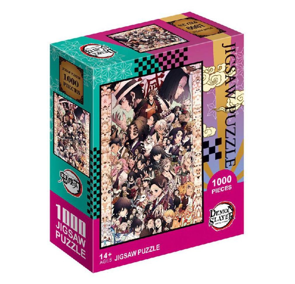 Набор пазлов 1000 деталей по аниме Клинок, рассекающий демонов Пазлы Demon Slayer