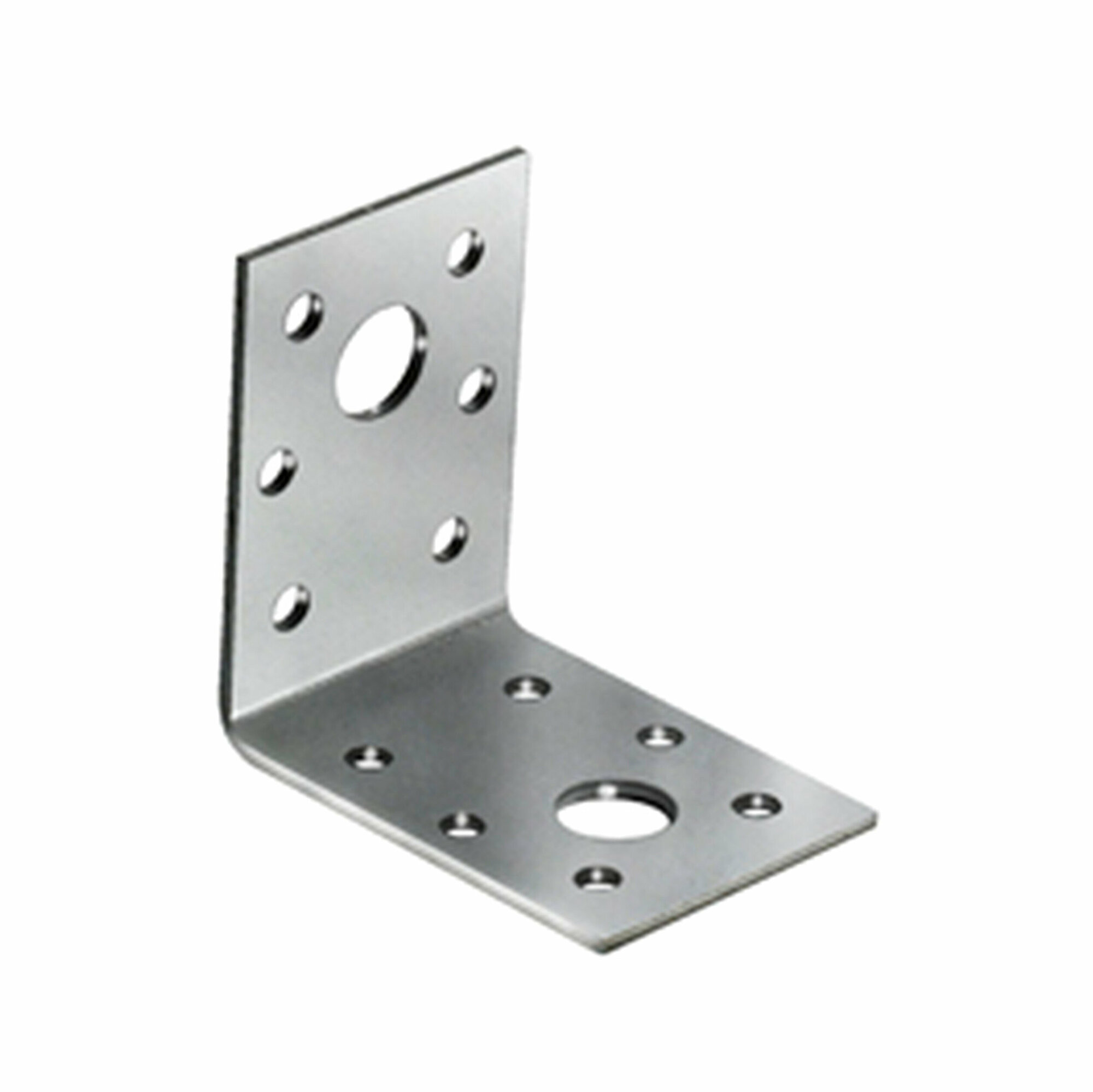 Крепёжный уголок оцинкованный перфорированный KU 50х50х35х2 мм 100шт.