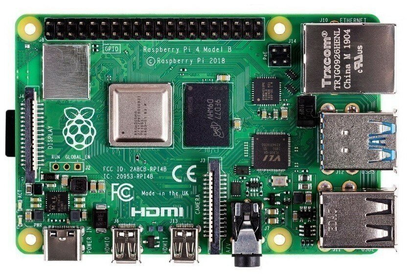 Одноплатный компьютер Raspberry Pi 4 Model B 1Gb (RA544)