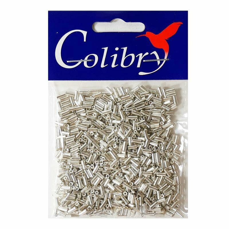 Бисер стеклярус Colibry 20 г, 2 шт, (104S)