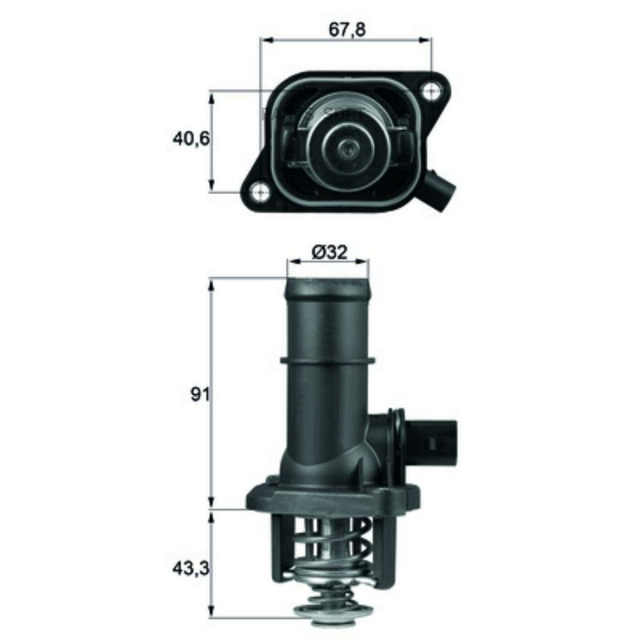 MAHLE TI16105 Термостат ()