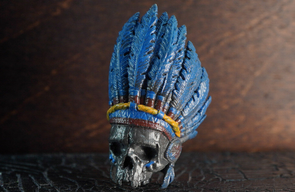 Бусина Evil Skull Индеец — фото 1