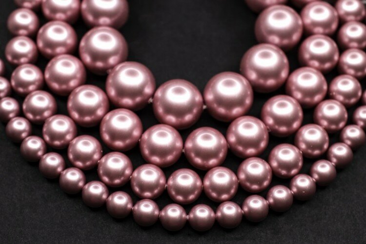 Жемчуг Swarovski 5810 #352 12мм Crystal Powder Rose Pearl, 5810-12-352, 1шт
