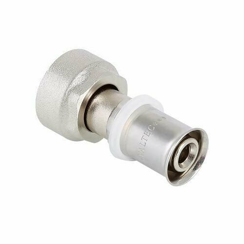 Переход на евроконус VALTEC VTc.712. NE - 16 x 3/4" (прессовой, для металлопластиковых труб)