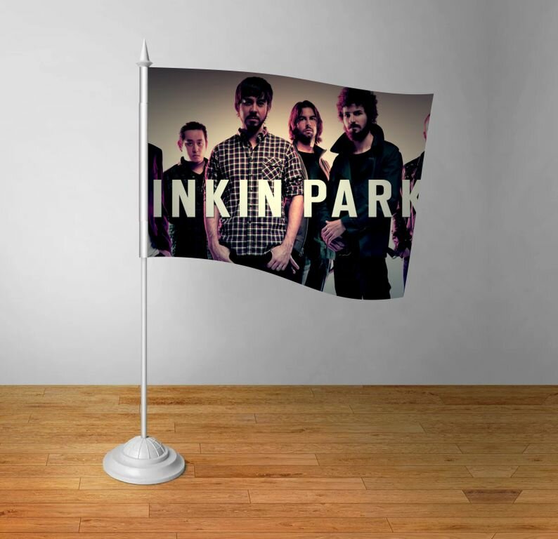 Флажок настольный Linkin Park, Линкин Парк №1