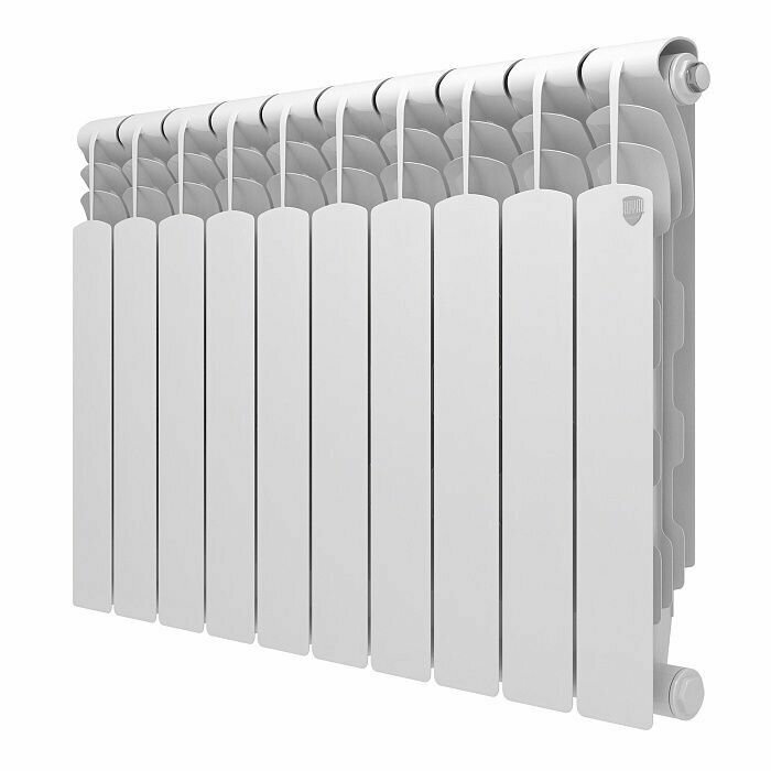 Радиатор Royal Thermo Revolution Bimetall 500 2.0 10 секц., подкл. Боковое. Уцененный товар.