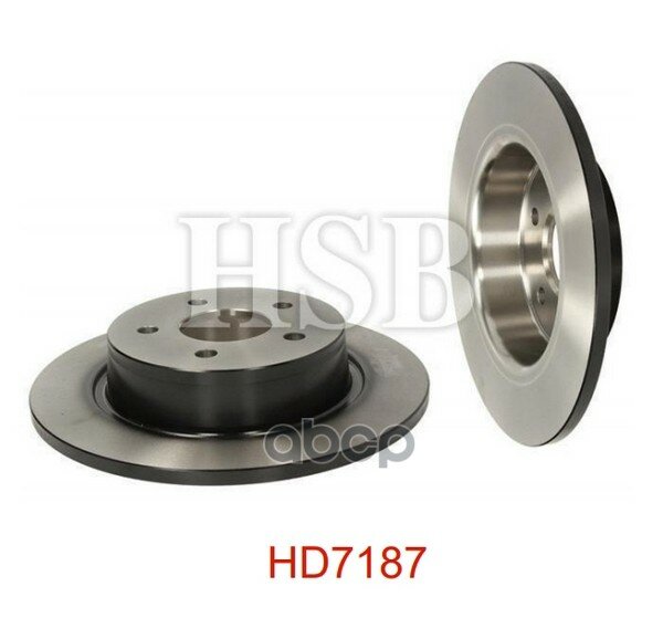 Тормозной диск HSB HD7187 для тормозной системы оригинальная посадка