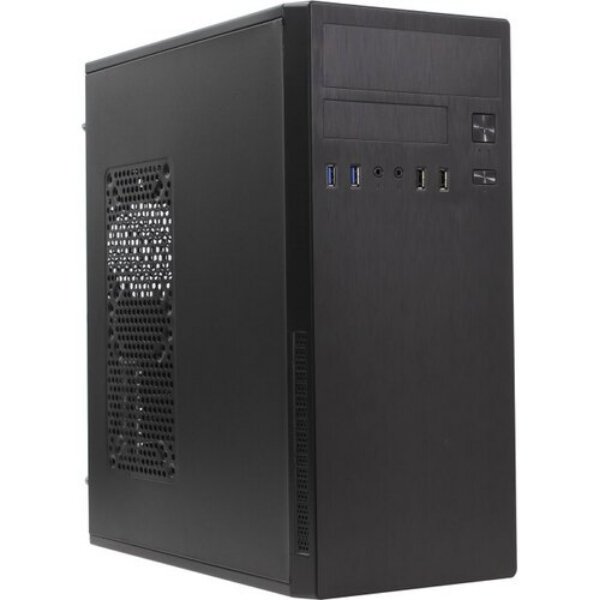Компьютерный корпус MidiTower Powerman DA812BK черный PM-500ATX-F 2хUSB 2.0+2хUSB 3.0 Audio ATX