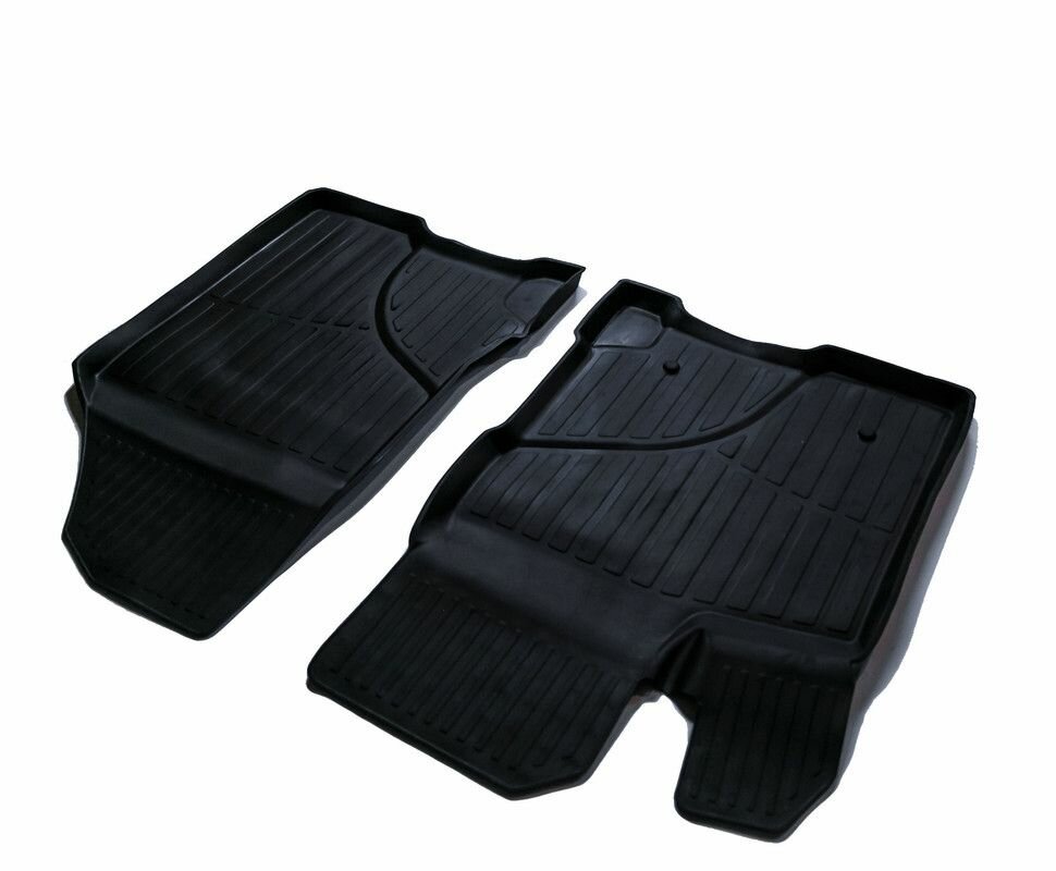 Коврики для салона резиновые SRTK 3D Standart для ВАЗ (LADA) Vesta SD/SW/SW (2015 -) передние