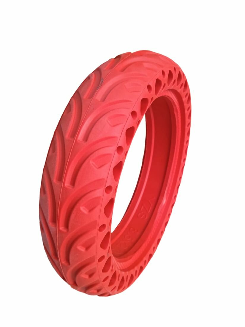 Покрышка литая с перфорацией для Xiaomi Mijia M365 8.5x2 Красная