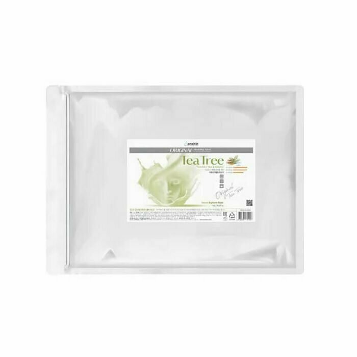 Anskin Original Маска для лица косметическая, альгинатная с экстрактом чайного дерева Teatree Modeling Mask, 1кг
