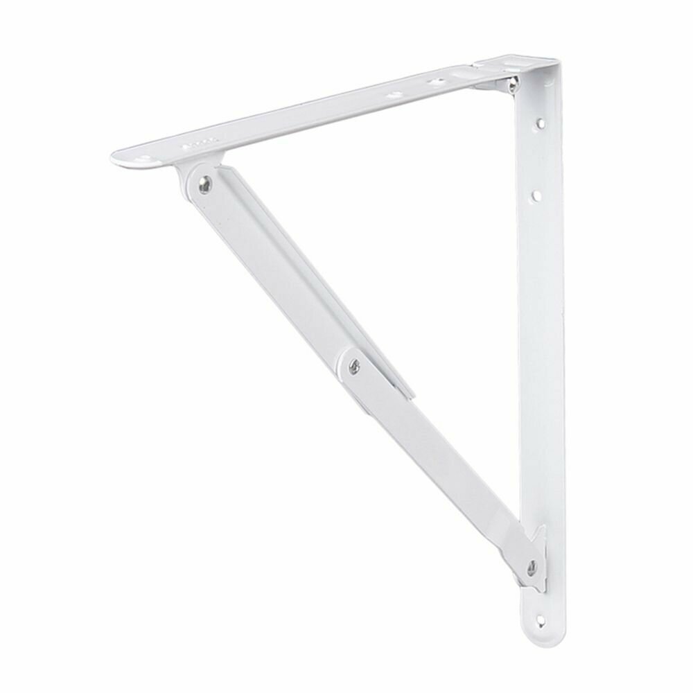 Кронштейн складной белый 200х200 мм 2 шт