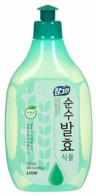 Lion Средство для мытья посуды, овощей и фруктов Chamgreen Ferment Plant, 500 гр