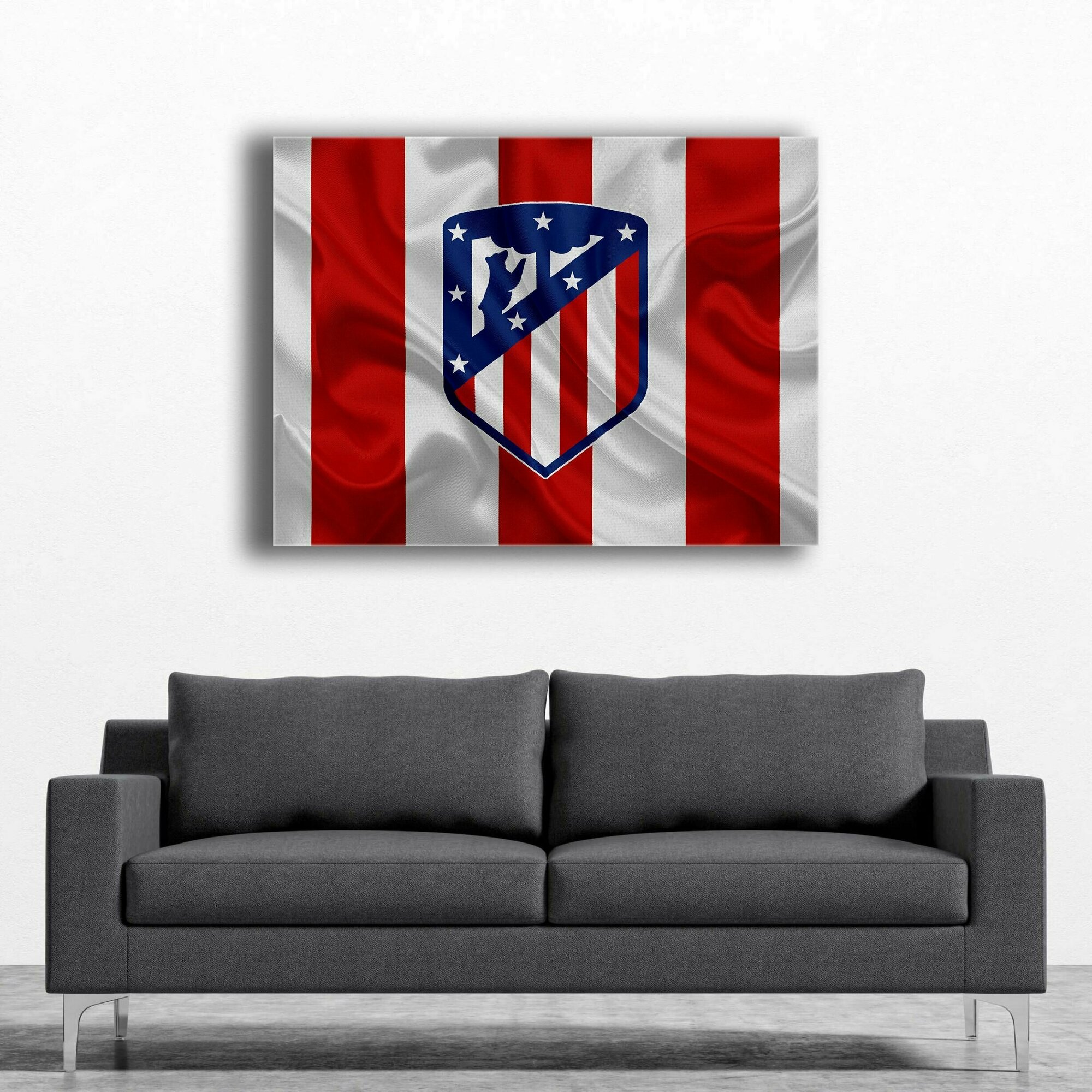 Интерьерная картина на холсте / Футбольный клуб / Атлетико Мадрид 30*40