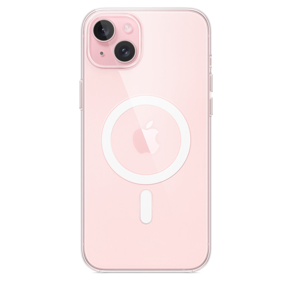 Чехол iPhone 15 Plus Clear Case with MagSafe — фото 1
