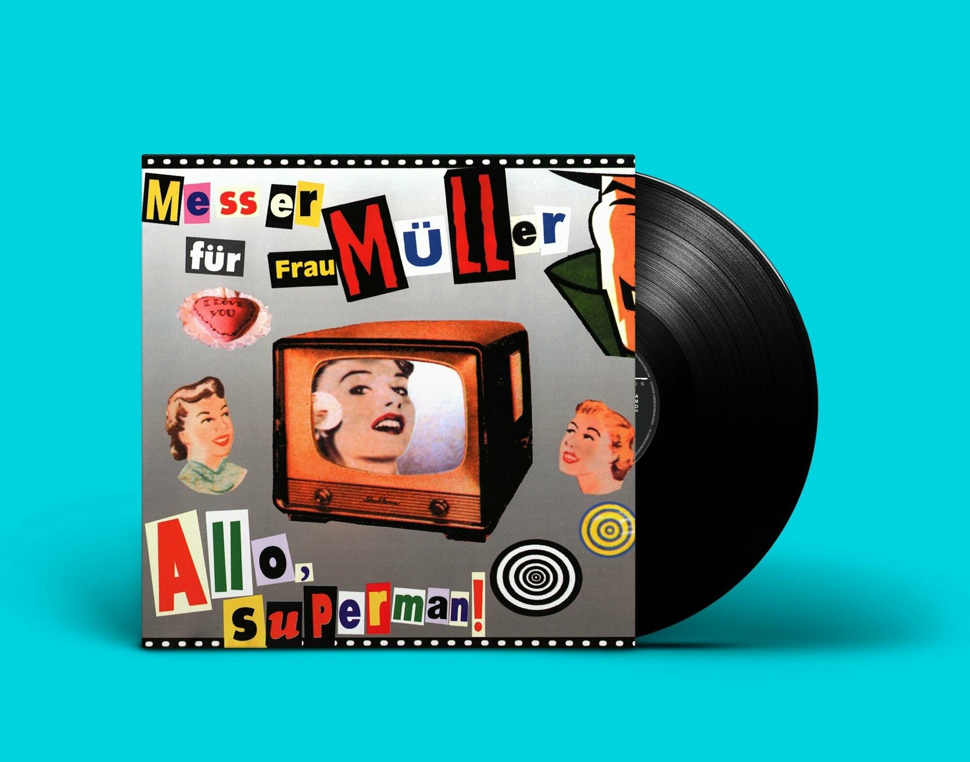 Виниловая пластинка Messer Fur Frau Muller / Нож Для Фрау Мюллер - "Allo, Superman!" (1999/2021) Black Vinyl