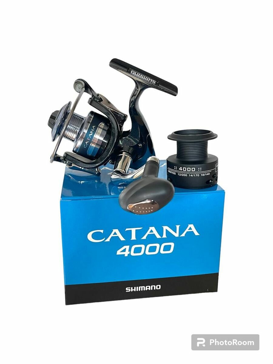 Рыболовная катушка SHIMANO Catana FE, безынерционная, запасная шпуля, 3 подшипника, 5,2:1
