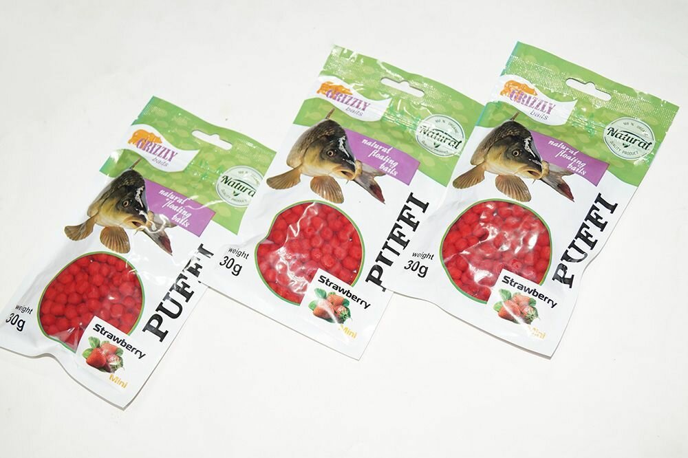 Воздушное тесто PUFFI пенотесто насадка для рыбалки 3шт