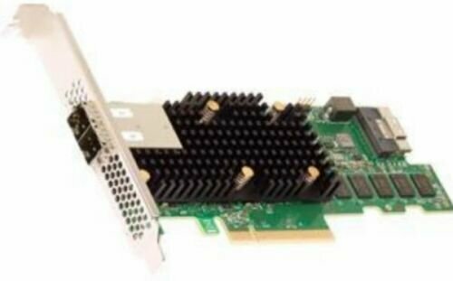 Контроллер SAS LSI 9500-8e SGL (05-50075-01) PCIe Gen4 x8 LP, Tri-Mode SAS/SATA/NVMe 12G HBA, 8port(2*ext SFF8644), 3808 IOC
