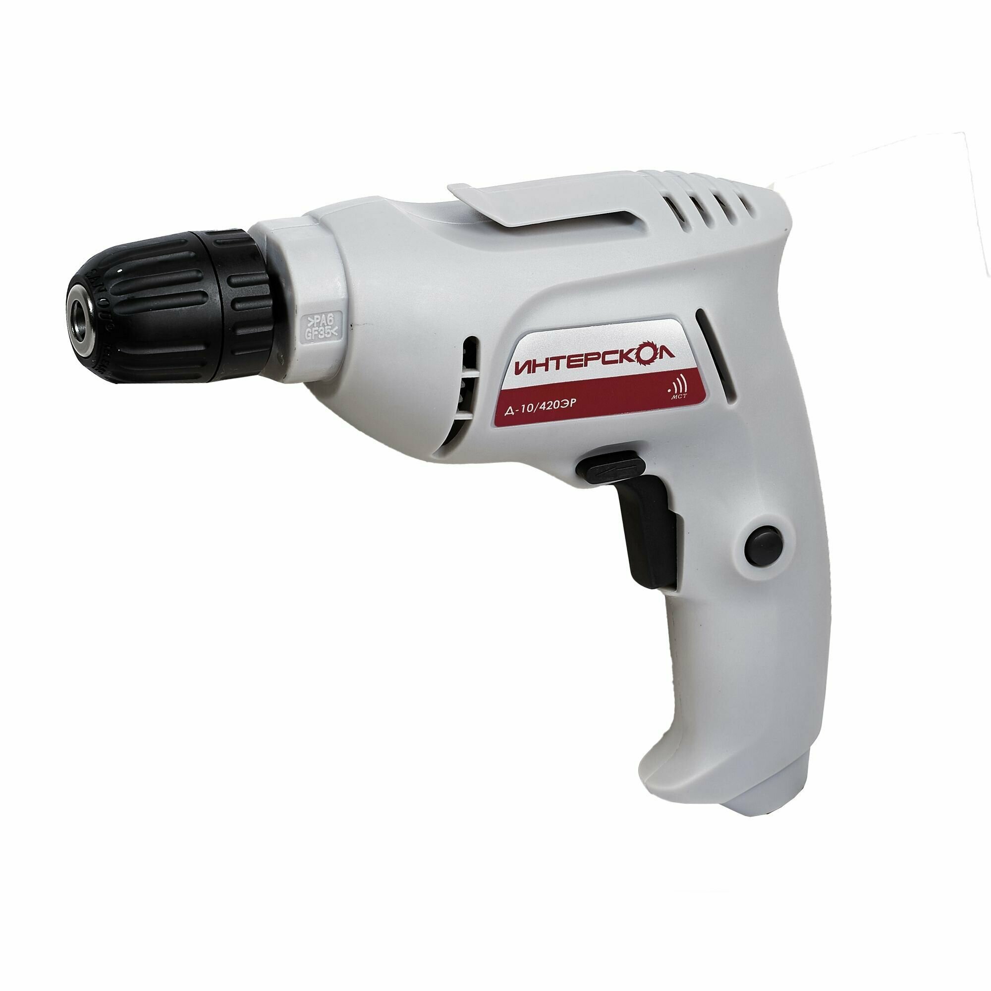 Дрель электрическая от сети безударная Интерскол Д-10/420ЭР