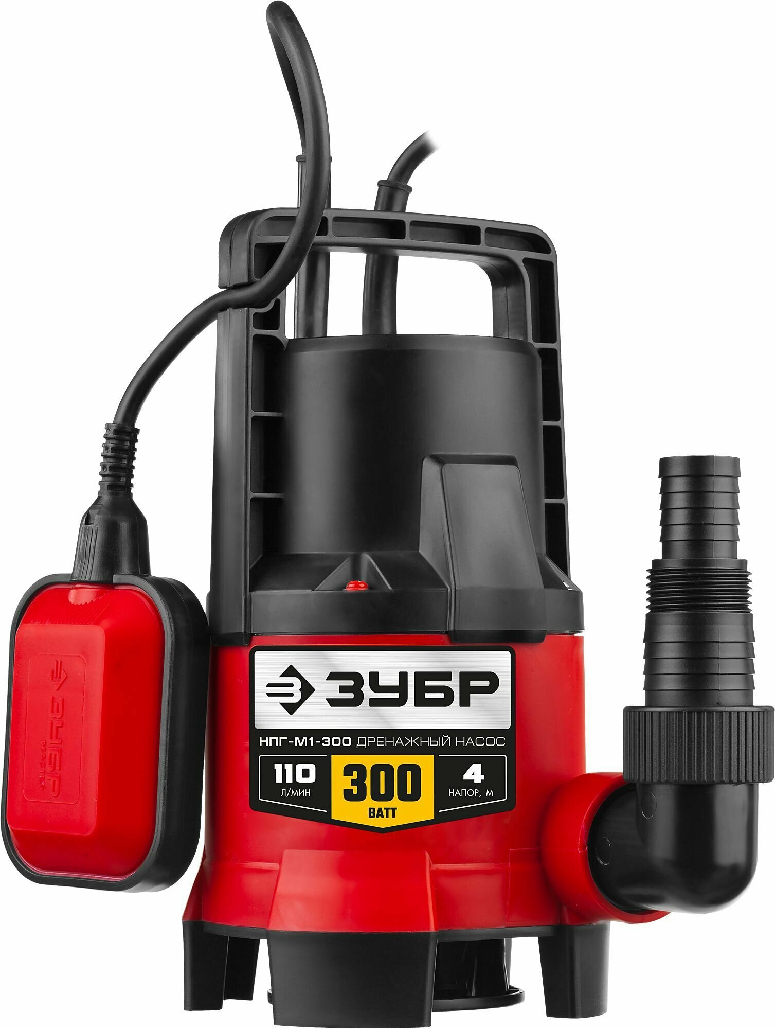 Насос погружной дренажный для грязной воды ЗУБР НПГ-М1-300